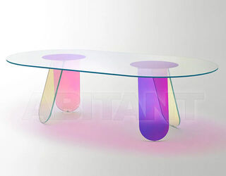Стол обеденный Shimmer tavoli желтый Glas Italia SHI13 , каталог столов ...